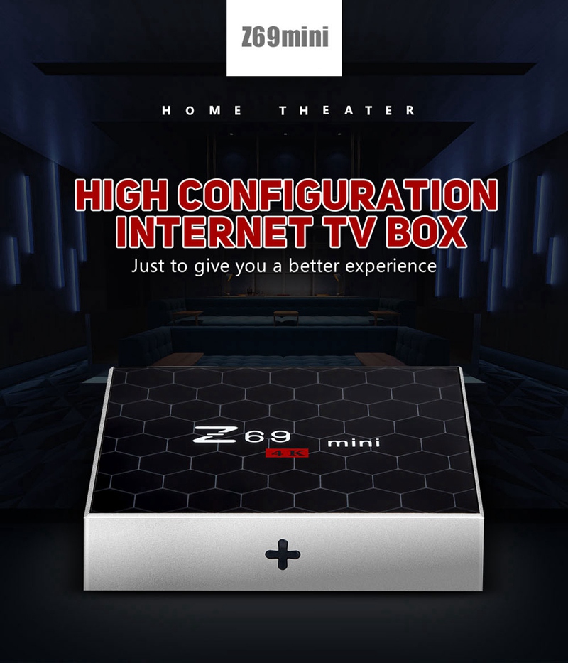Bundle Z69 MINI Amlogic S912 2GB/16GB TV BOX+Rii i8+White