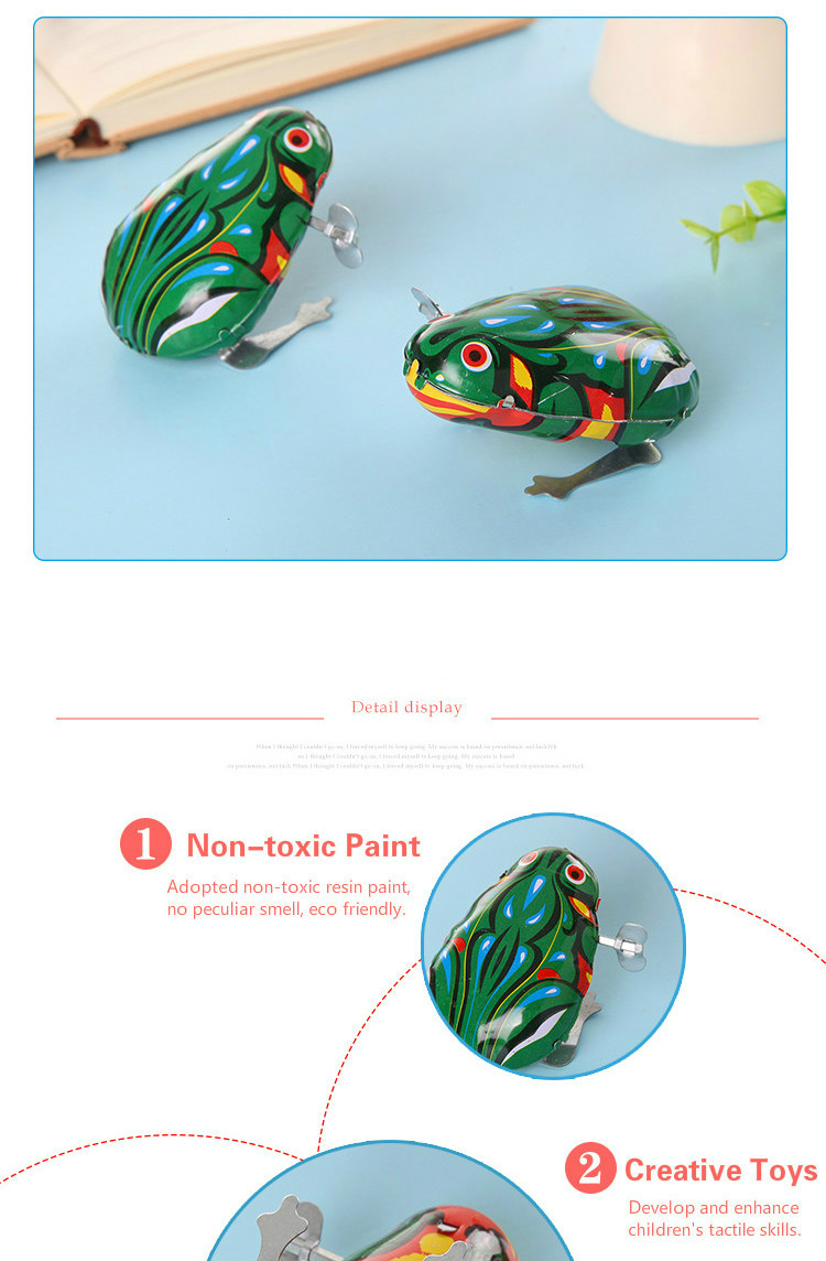 Jumping Frog Wind-up Toy