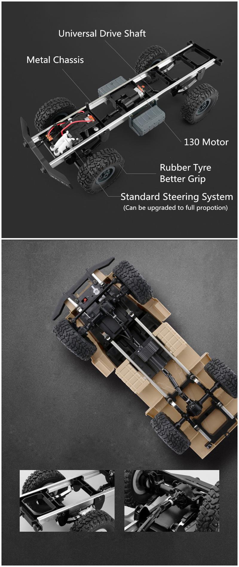 WPL WPLB-1 4WD RC Crawler RTR Army Green