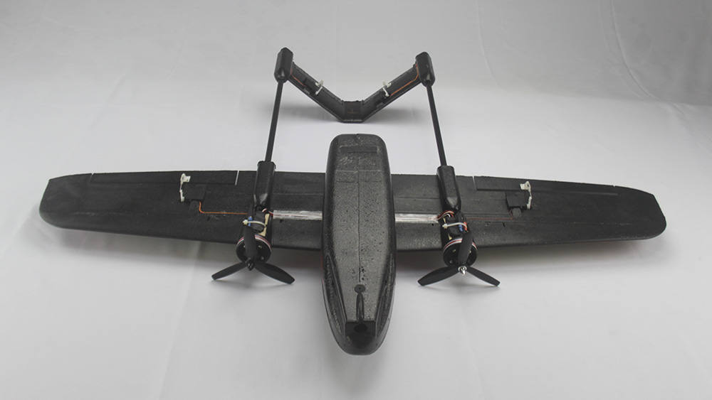 E-DO SKY HAWK-V2 RC Airpalne Black PNP