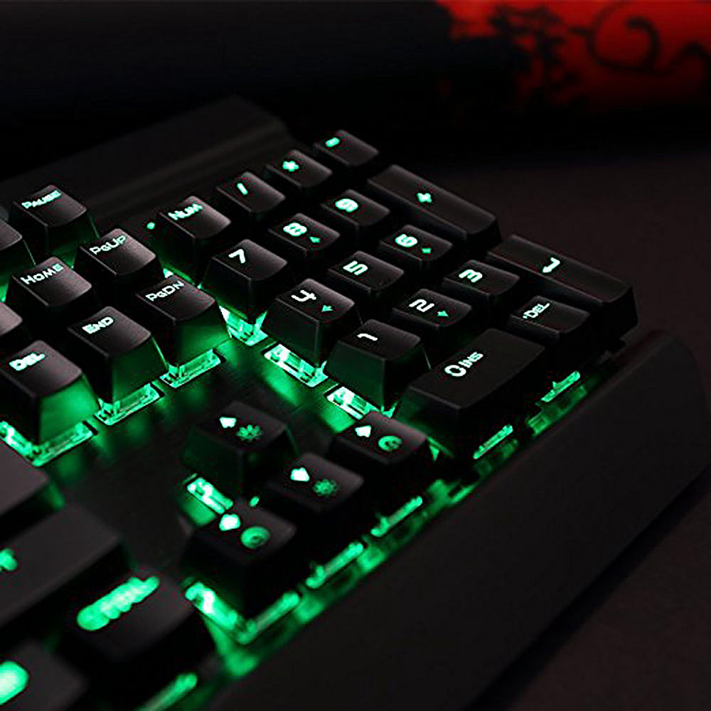 Rii K61C Wired Mechanical Gaming Keyboard 104 Keys Anti-ghosting