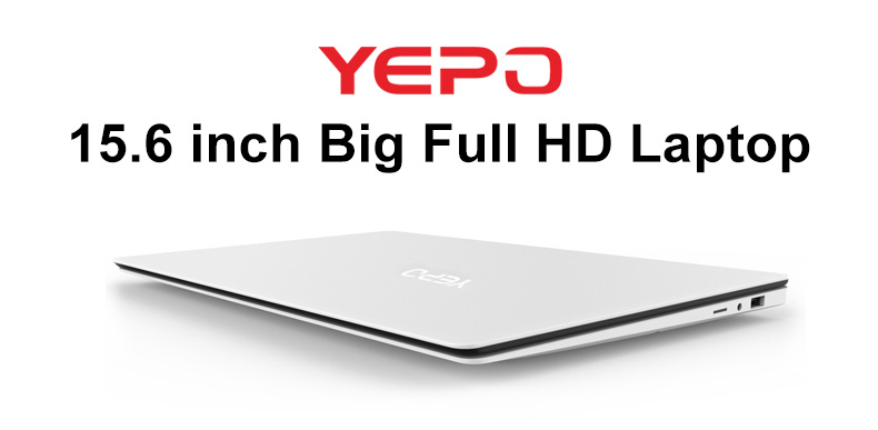 YEPO 737G Laptop 15.6 Inch 4GB 64GB Windows 10 Silver