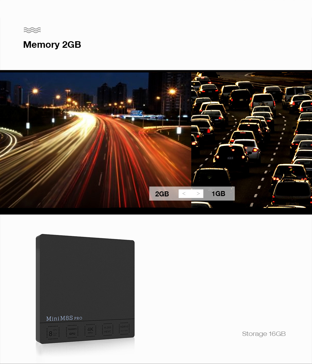 MINI M8S PRO-C KODI 17.4 2GB/16GB S912 TV BOX