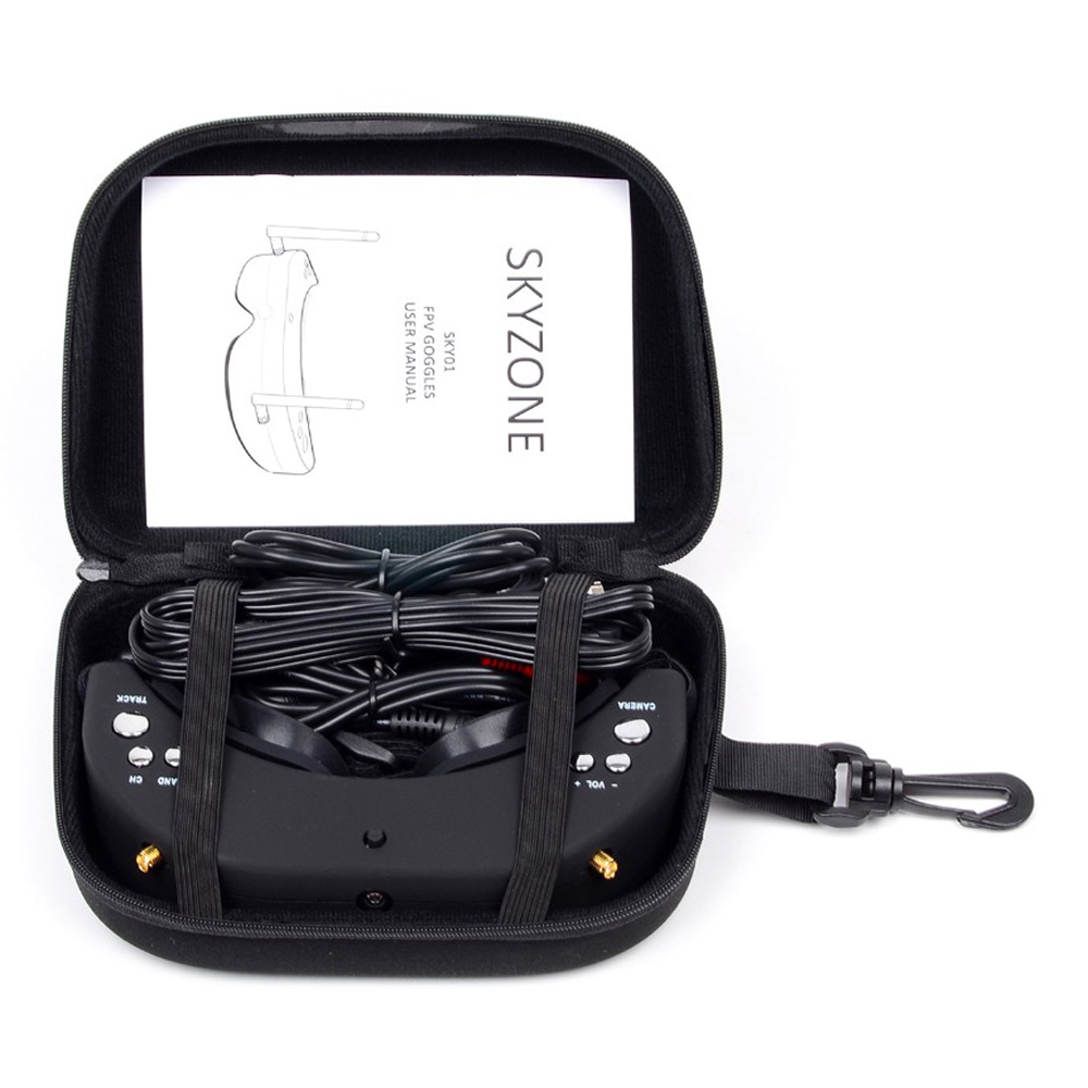Skyzone SKY01S 5.8G 48CH FPV Goggles Black