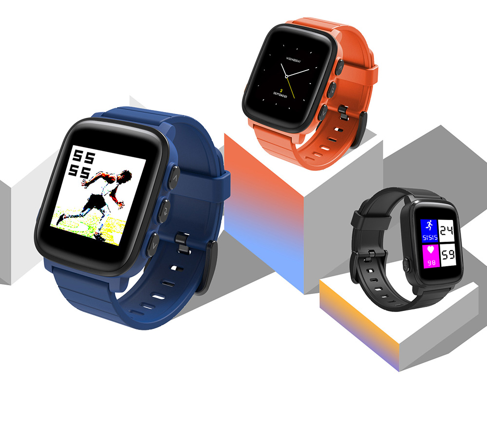 SMA-Q2 Smartwatch Heart Rate Monitor Blue