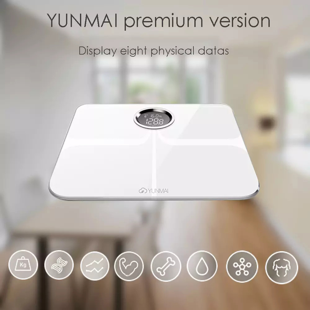 YUNMAI Premium M1301 Smart Body Fat Scale White