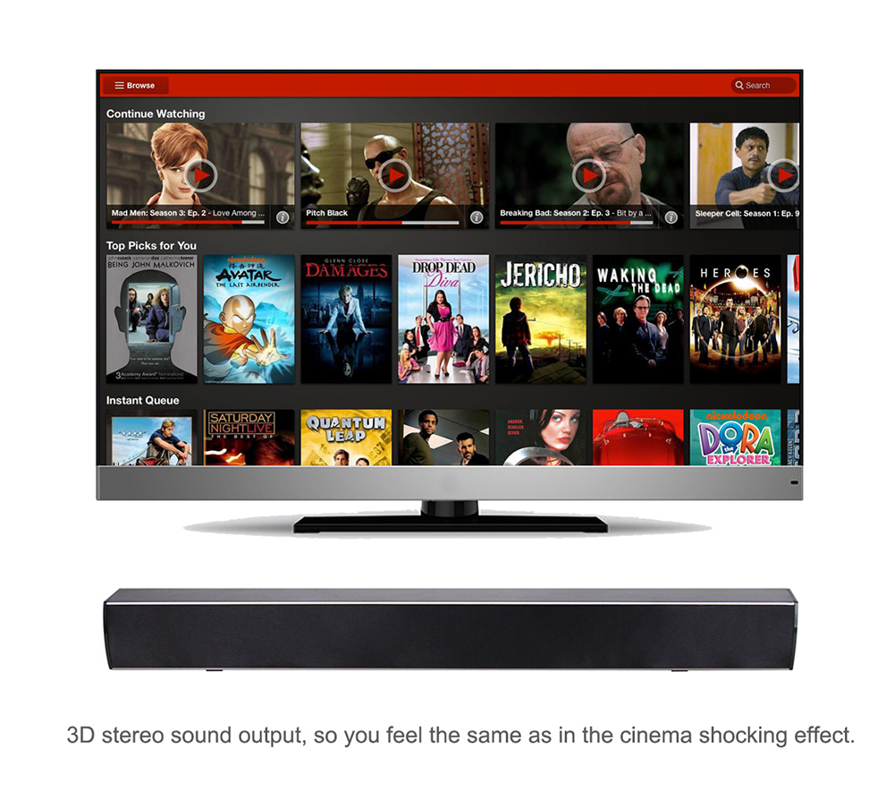 KS1 Soundbar DVB-T2 S905 1GB/8GB Internet Smart Audio System