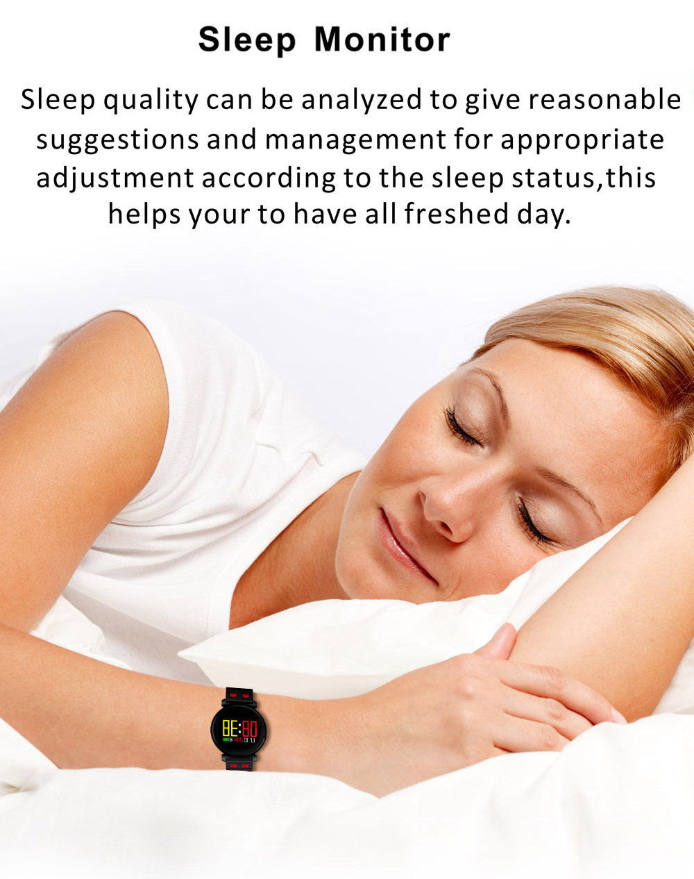 Makibes K2 Blood Oxygen Detection Red