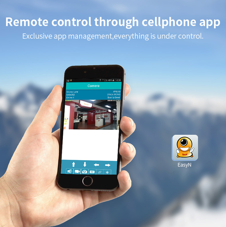 EasyN A163W 1080P WiFi IP Camera White