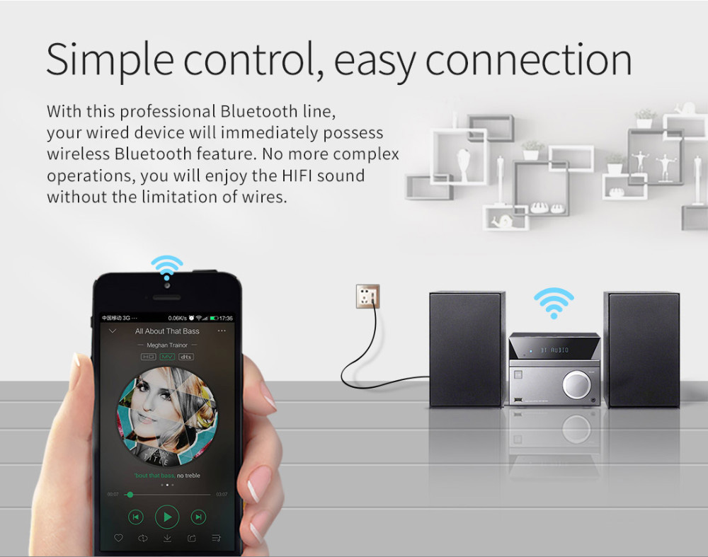 Bluedio BL Bluetooth Audio Music Receiver
