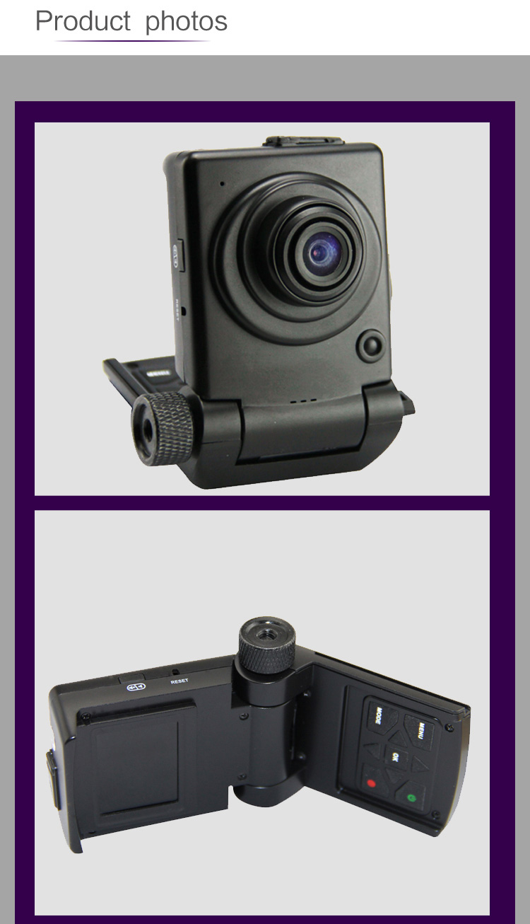 D1 Ambarella 1.5 Inch LCD Dash Camera 1080P