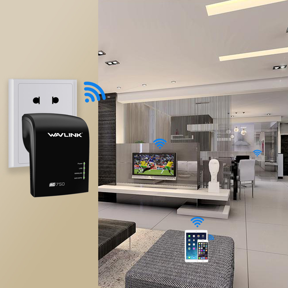 WAVLINK WL-WN577A2 WiFi Amplifier 802.11AC 750Mbps Dual Band