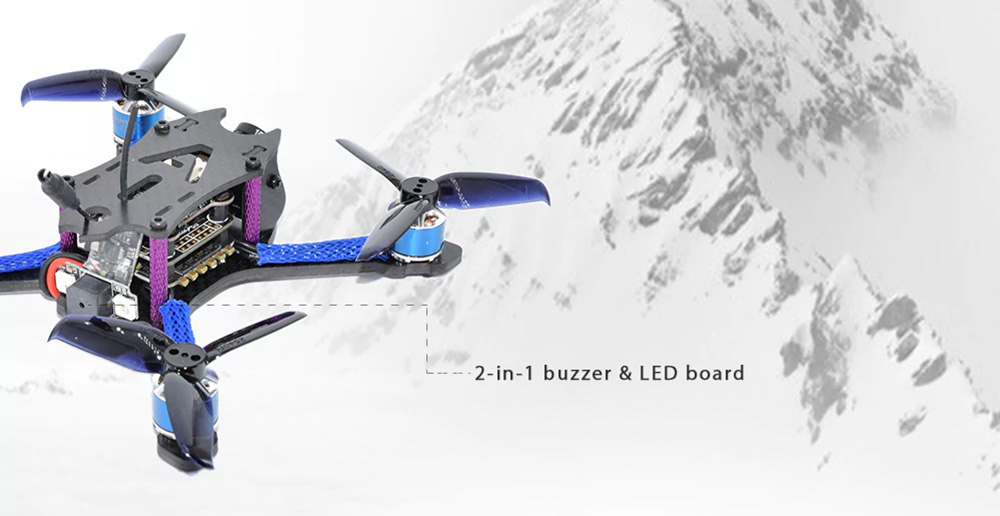 Aurora RC Mini Flight FPV Racing Drone Flysky Receiver BNF