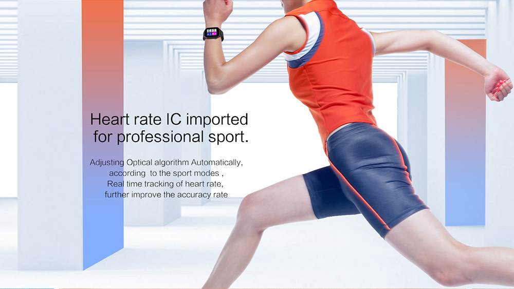 SMA-Q2 Smartwatch Heart Rate Monitor Blue