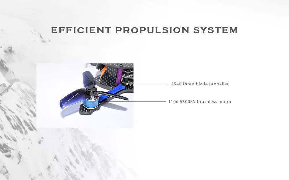 Aurora RC Mini Flight FPV Racing Drone Frsky Receiver BNF