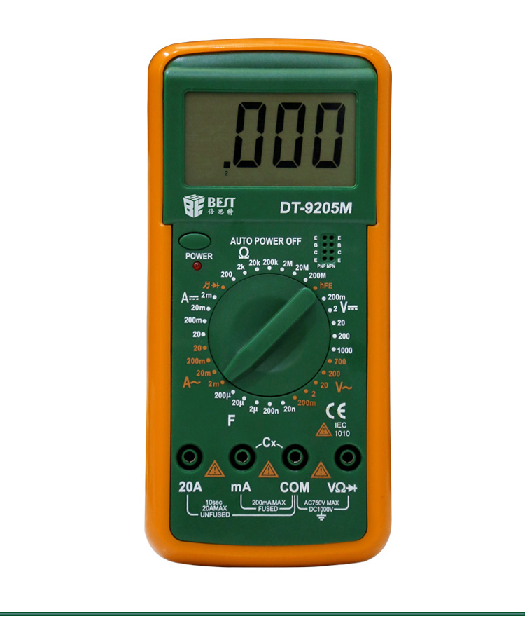 BEST DT-9205M LCD Digital Multimeter