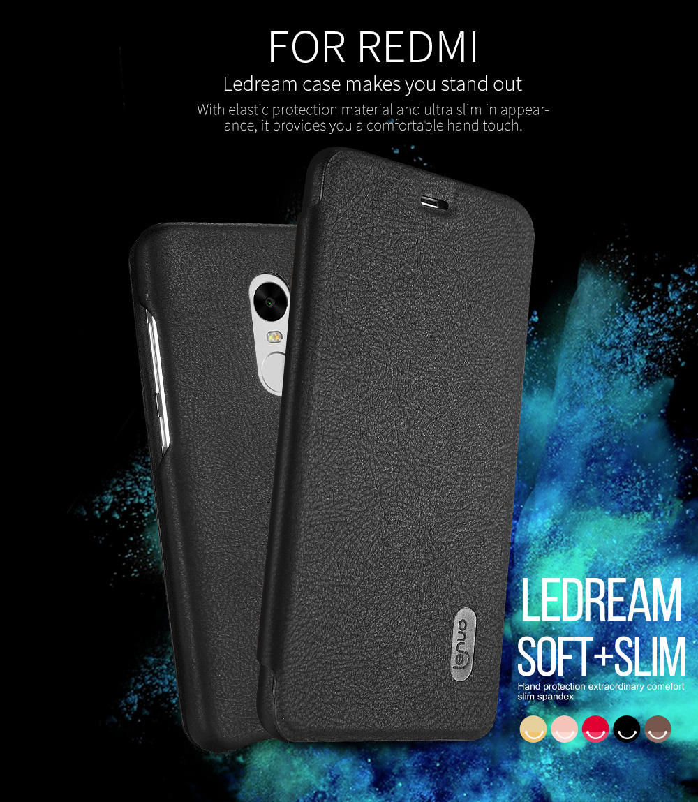 Black Xiaomi Redmi Note 4 Case Superior Quality PC Phone Cover
