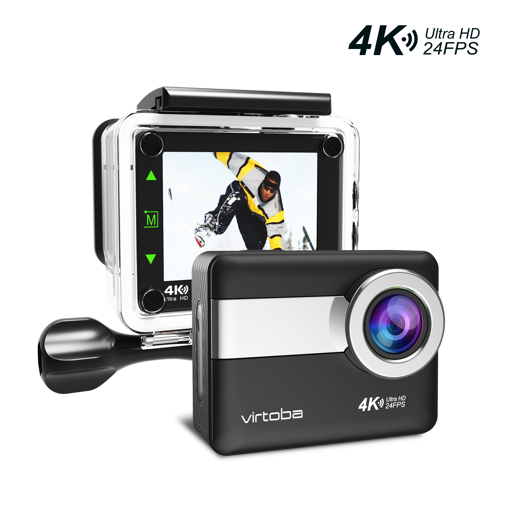 Virtoba VK-5 Action Camera + Accessories Kit