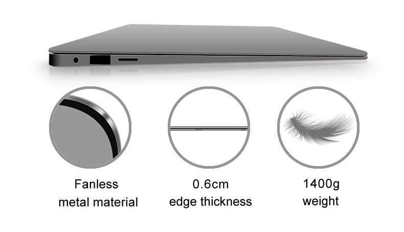 YEPO 737A 13.3 Inch 6GB 64GB Windows 10 Grey