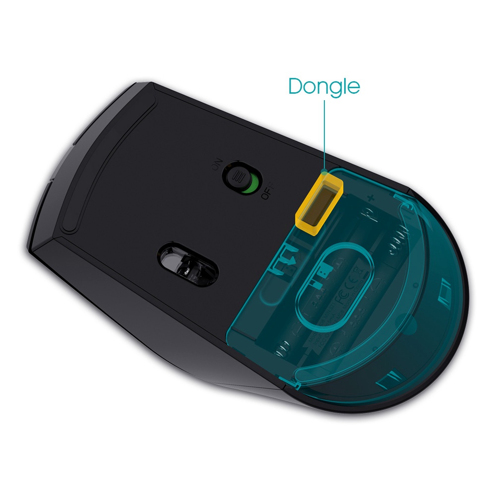 Rii M08 Wireless Mouse 2.4GHz 3200 DPI USB Nano Receiver