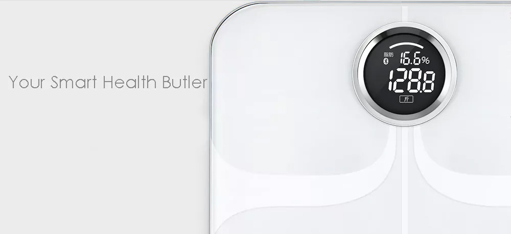 YUNMAI Premium M1301 Smart Body Fat Scale White