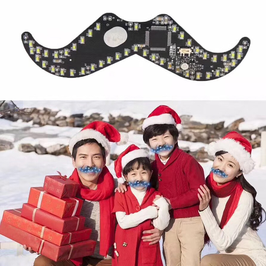 LED Glowing Beard Mustache