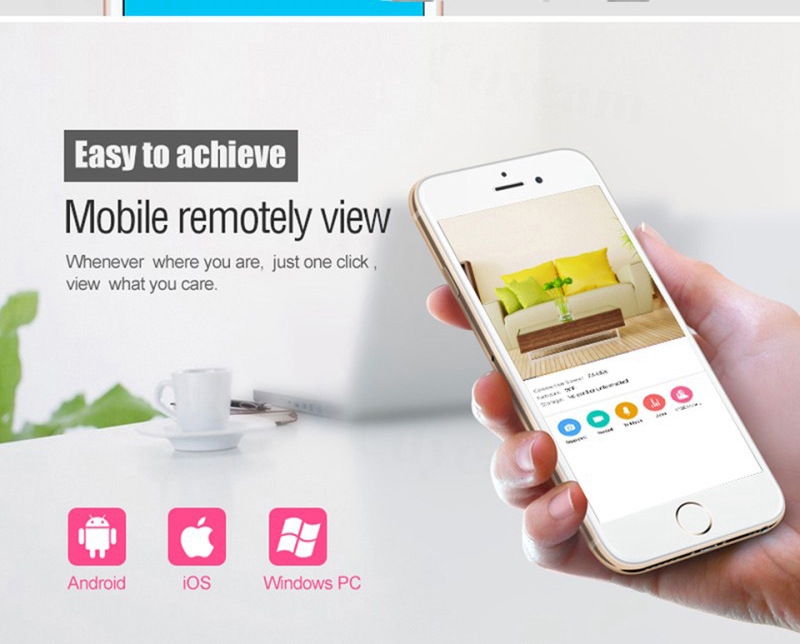 VESKYS C130 Panda 960P Smart WiFi IP Camera White