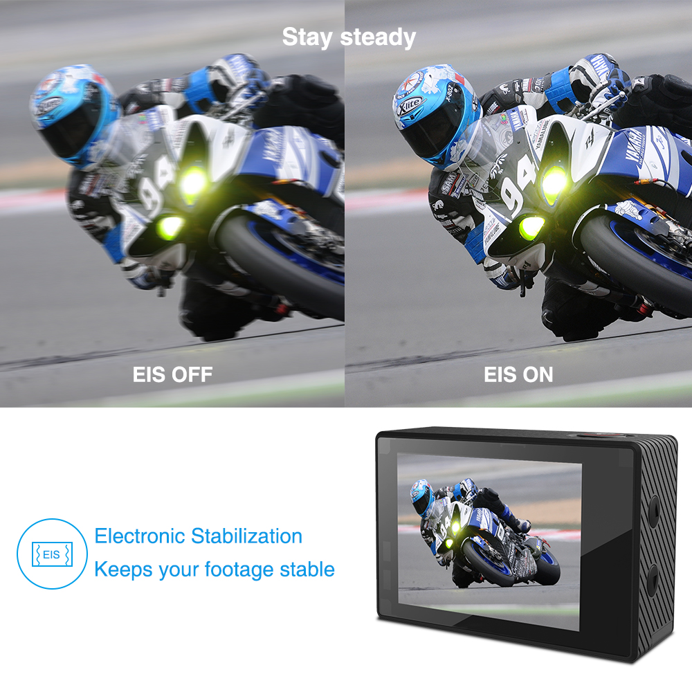 Vikcam V50 iCatch V50 Action Camera 170 Degree Wide Angle