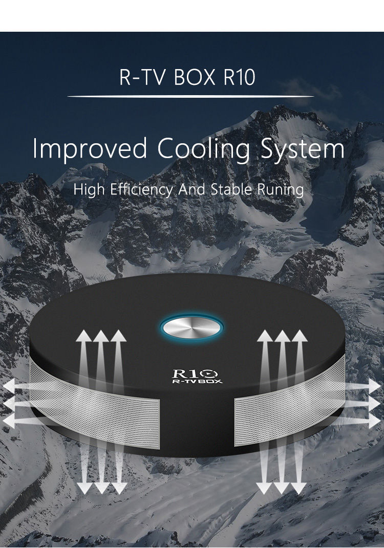 Bundle R-TV BOX R10 RK3328 4GB/32GB TV BOX+iPazzPort Keyboard