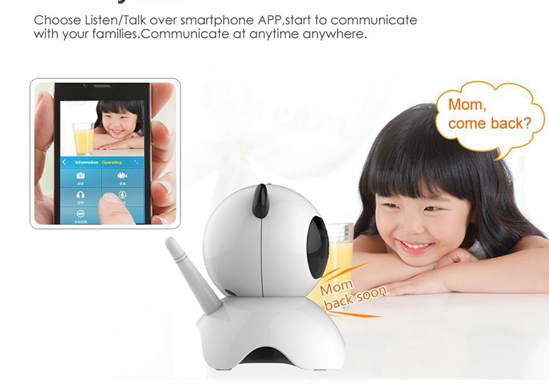 VESKYS C130 Panda 960P Smart WiFi IP Camera White