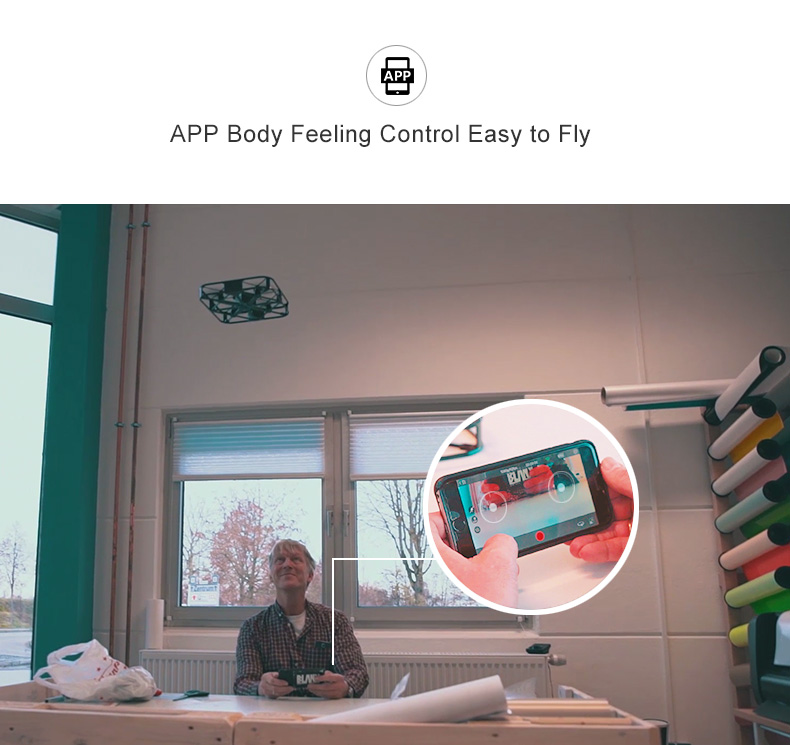 AEE Sparrow 360 WIFI FPV Selfie Drone BNF Black