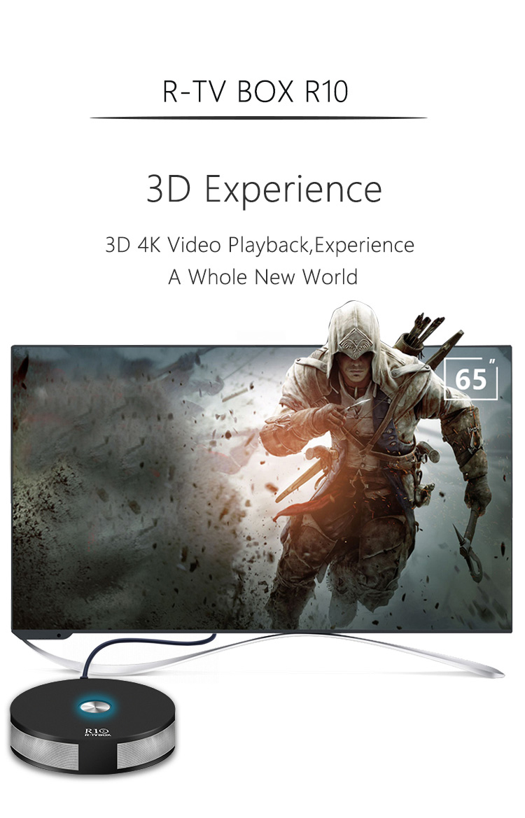 Bundle R-TV BOX R10 RK3328 4GB/32GB TV BOX+iPazzPort Keyboard