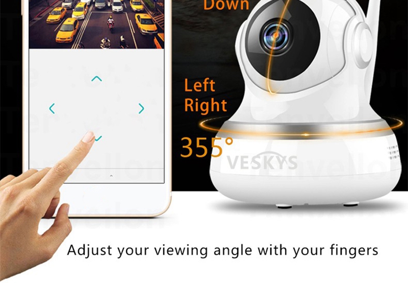 VESKYS C200 Cloud 1080P WiFi IP Camera White