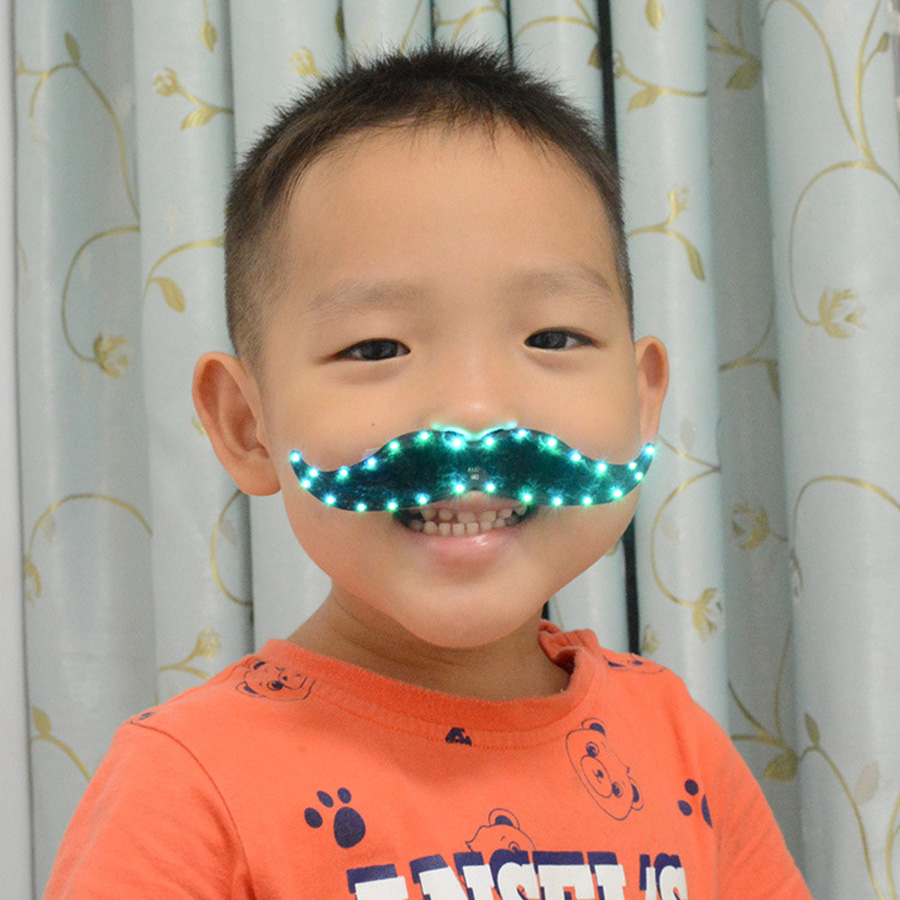 LED Glowing Beard Mustache
