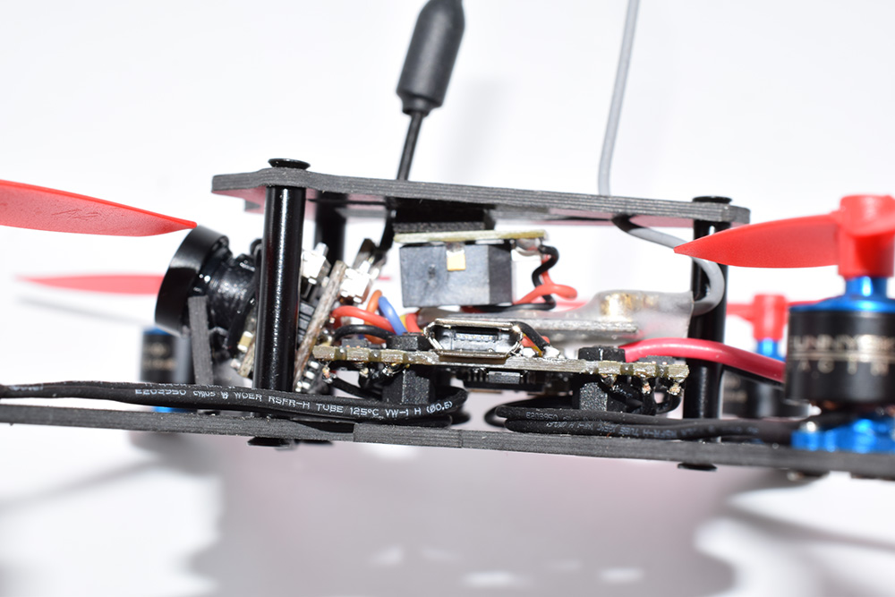 Aurora RC A100 Micro FPV Racing Drone Frsky Receiver BNF