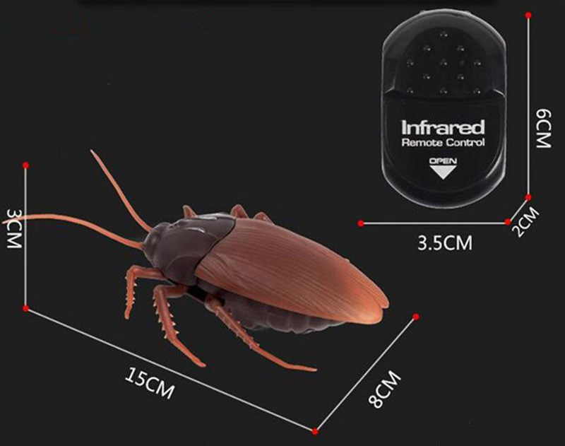 Infrared Remote Control Cockroach Trick Toy