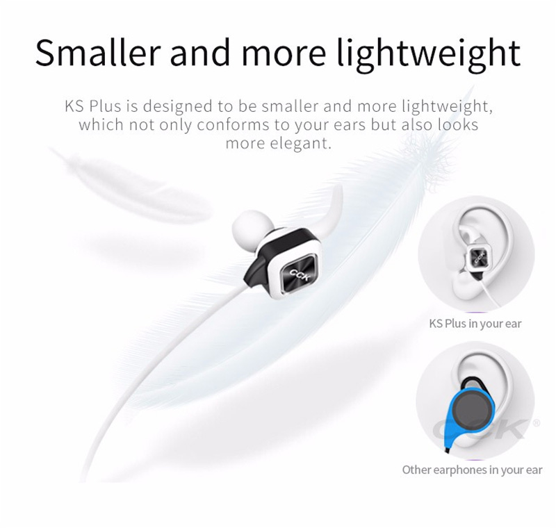 CCK KS Plus Wireless Bluetooth Headphones with Mic Red