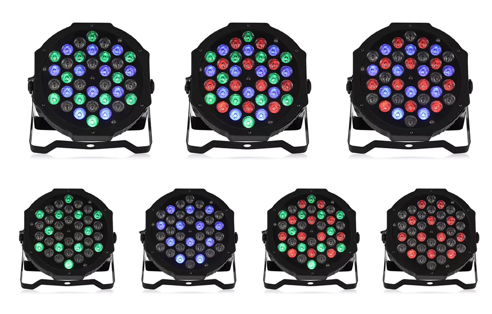 36W RGB LED Backlight Black
