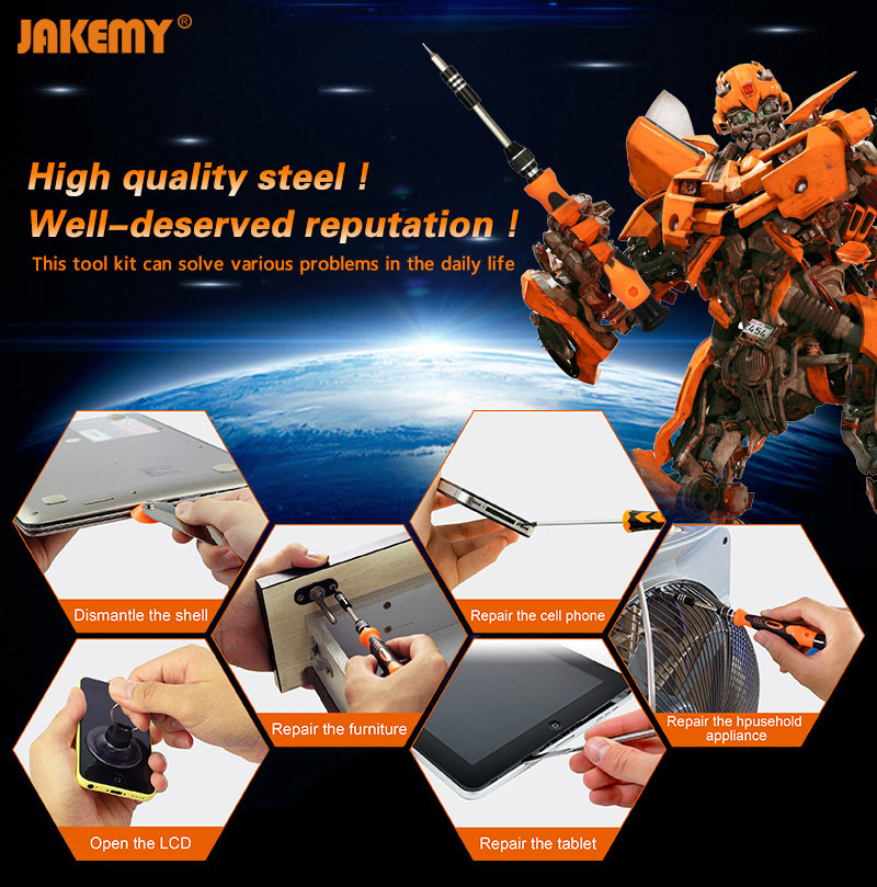 JAKEMY JM-8139 45in1 Screwdriver Set