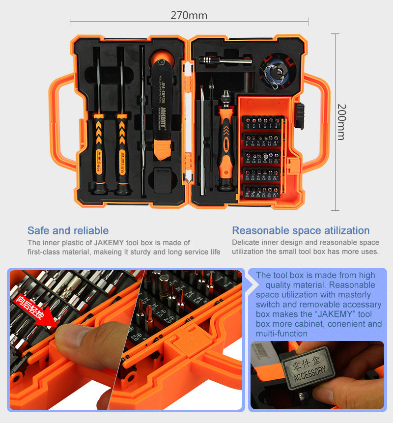 JAKEMY JM-8139 45in1 Screwdriver Set