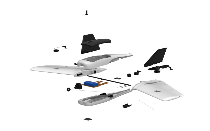 ZOHD Dart Sweepforward Wing RC Airplane PNP