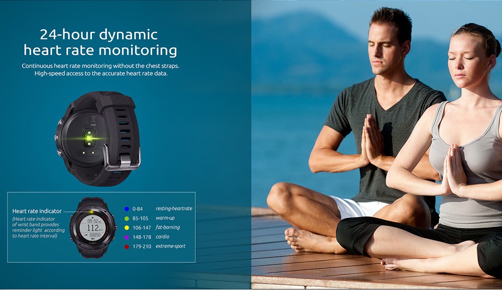 Cubot F1 Heart Rate Monitor Smartwatch Black