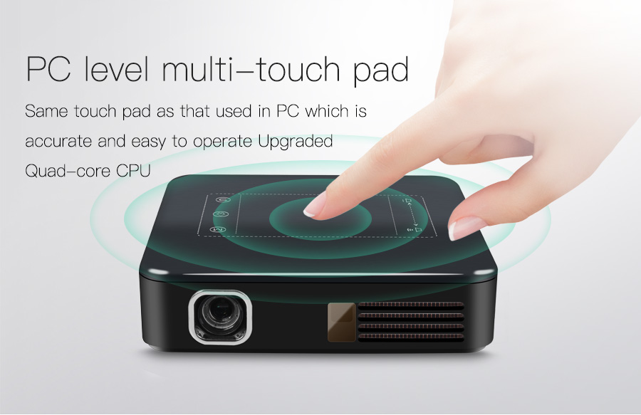 D13 DLP Mini Pocket Projector Black