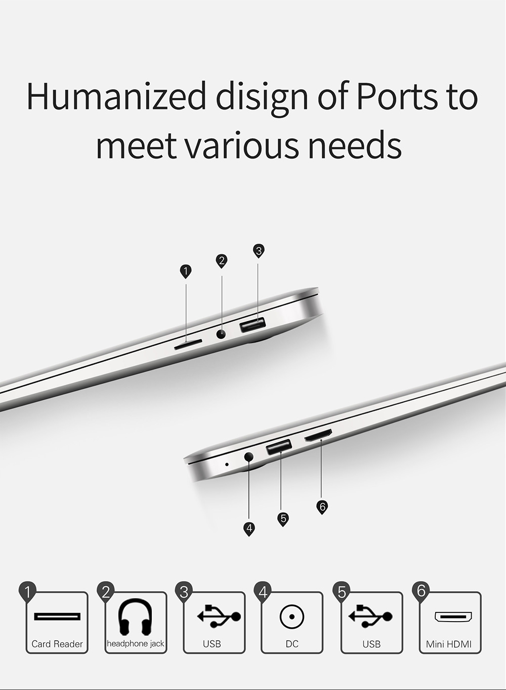 Jumper EZbook 2SE Laptop 2GB 64GB Silver