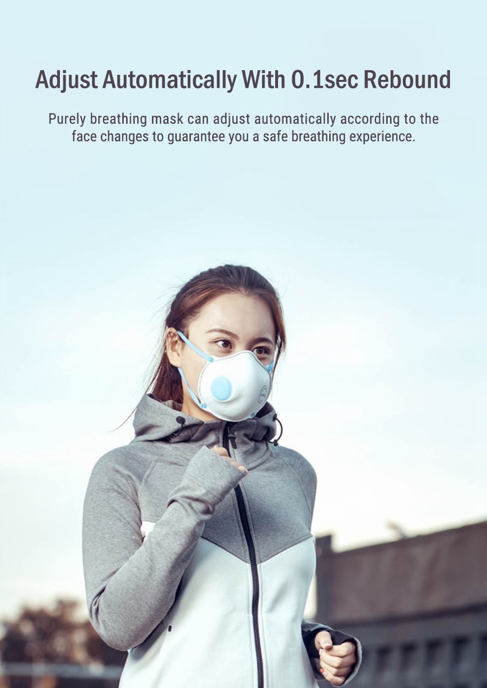 Xiaomi Mijia Purely Breathing Mask Resilient Ventilate
