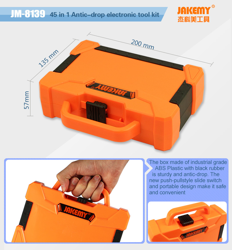 JAKEMY JM-8139 45in1 Screwdriver Set