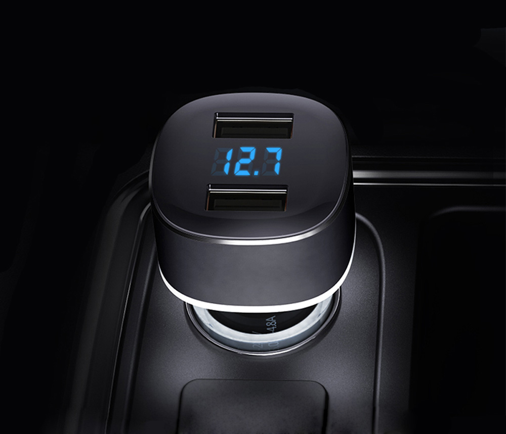 USMEI C6 Car Charger With Breathing Light