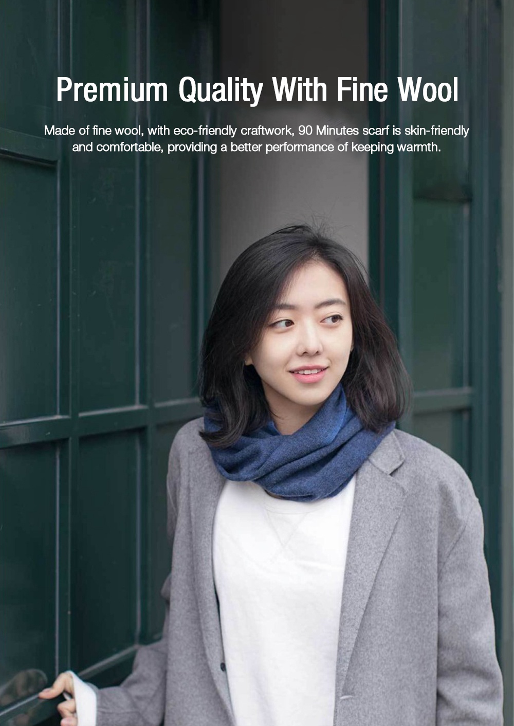 Xiaomi Mijia 90 Minutes Men Women Double-sided Scarf