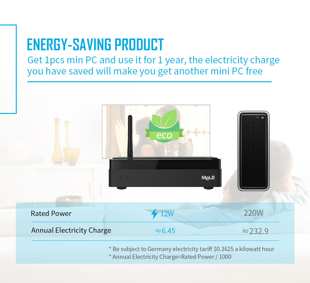MELE PCG03 Intel Bay Trail Atom Z3735F 2GB/32GB Mini PC