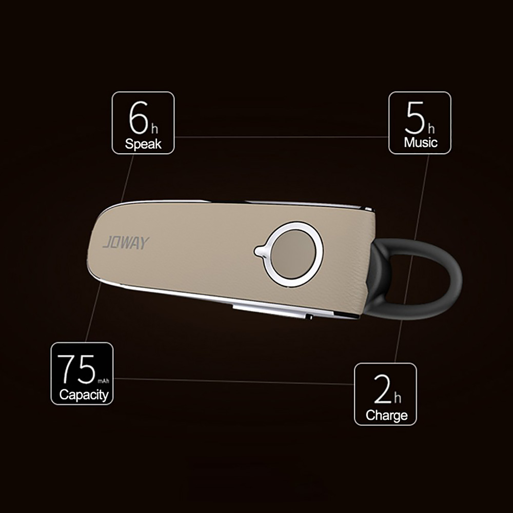 JOWAY H05 Wireless Bluetooth Headset with Mic Black